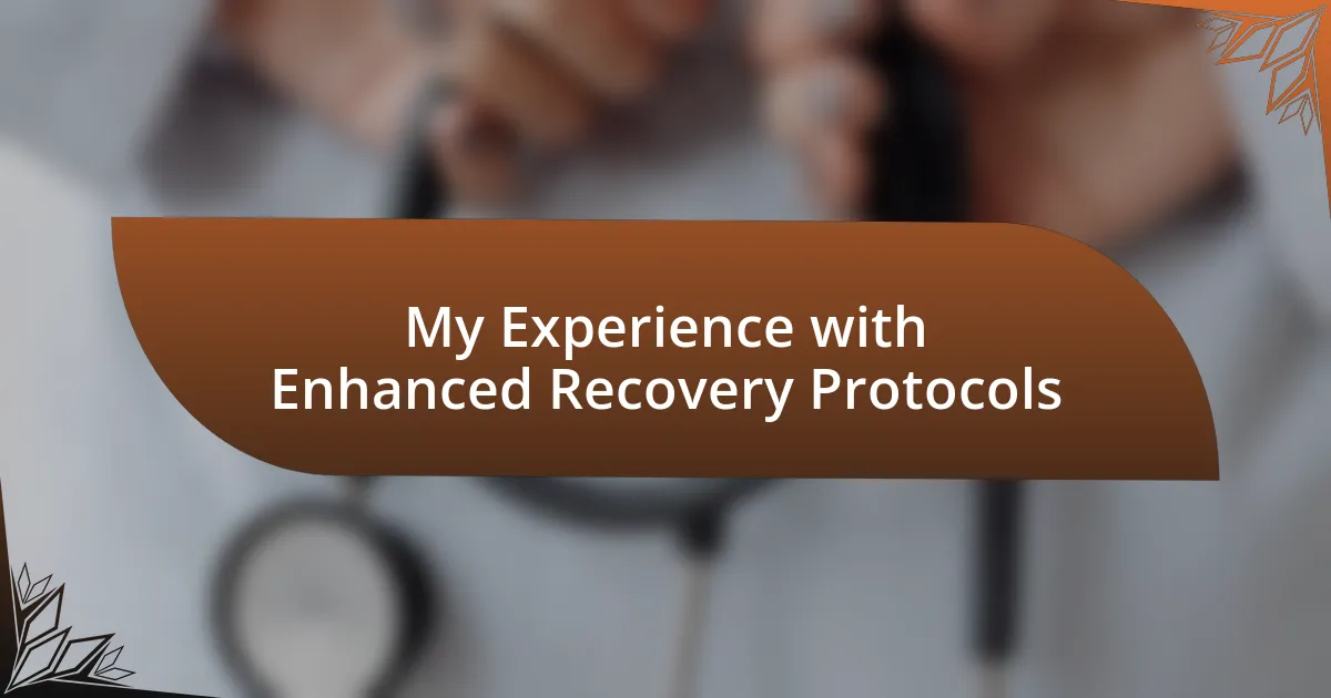 My Experience with Enhanced Recovery Protocols | theclinic.sg